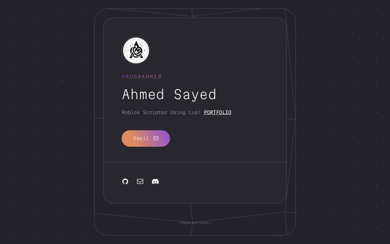 Ahmed Card